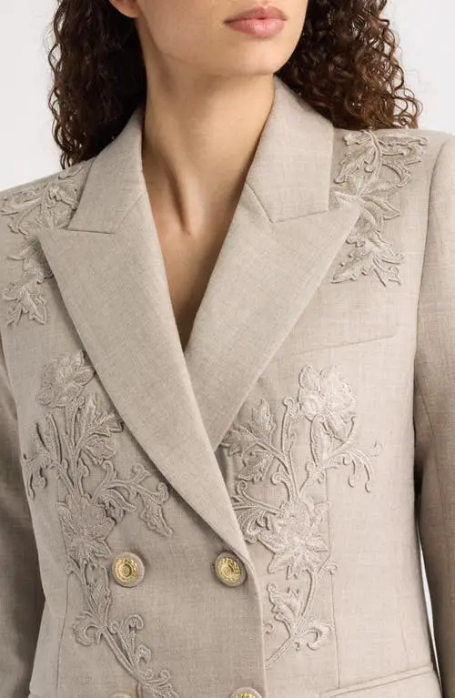 Kobi Halperin Violet Embroidered Wool Blazer