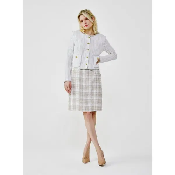 A.SHIMUS Lace Knit Cardigan - Off-white