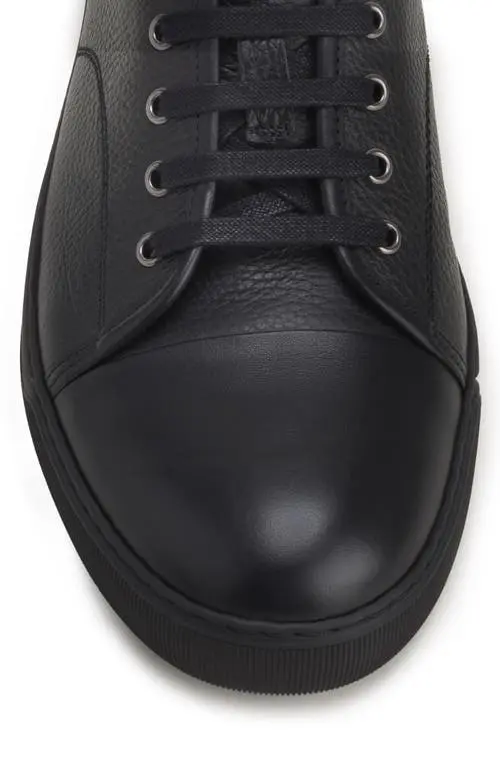 LANVIN Dbb1 Sneakers In Nappa And Grained Leather - Black