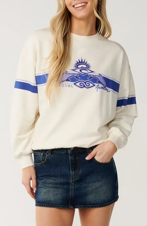 Rip Curl Archive Dolphin Sweatshirt - Bone
