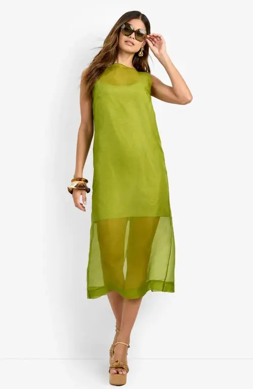 Trina Turk Roselle Dress - Dark Fennel