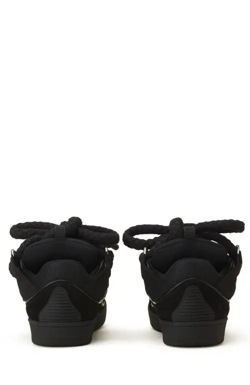 LANVIN Curb Snake Sneakers In Leather