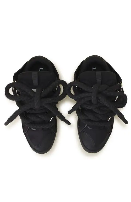 LANVIN Curb Snake Sneakers In Leather