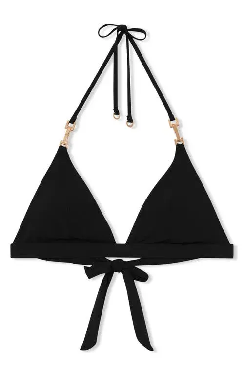 REISS Riah Halter Bikini Top