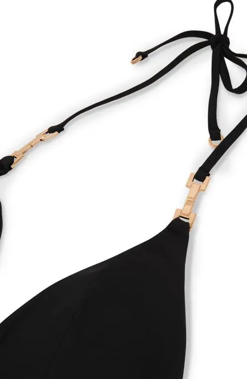 REISS Riah Halter Bikini Top
