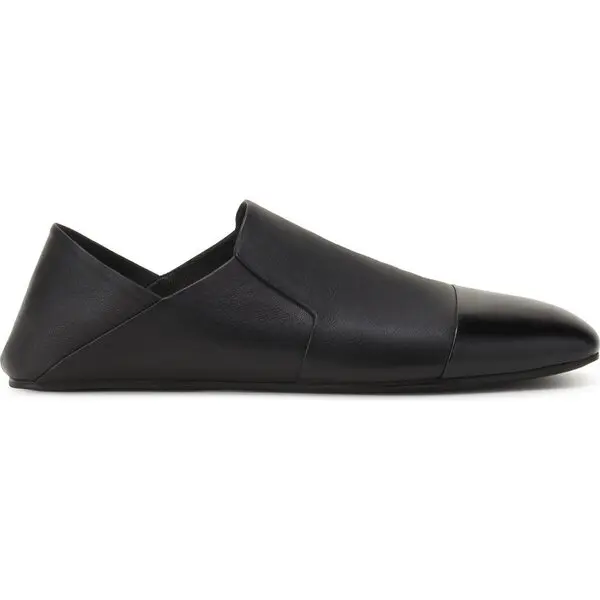 LANVIN Soft Loafers In Leather - Black