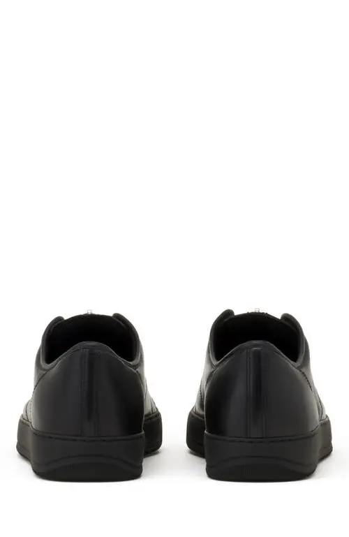 LANVIN Dbb1 Zip Leather Sneakers - Black