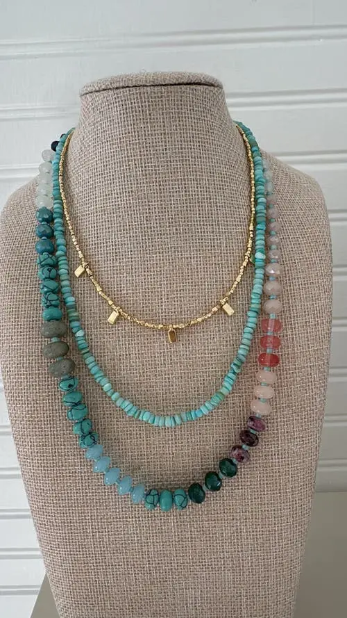 ERIN MCDERMOTT JEWELRY Turquoise Tides Necklace Bundle
