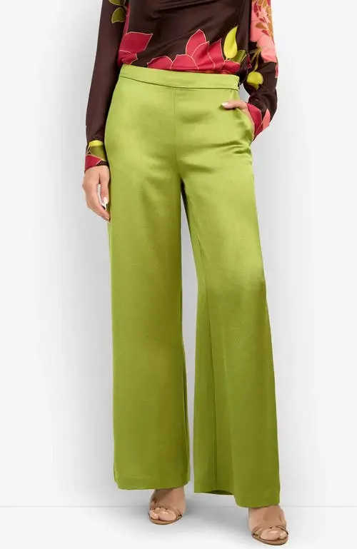 Trina Turk Ines Pant - Dark Fennel