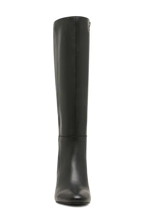Blondo Nadine Leather Knee High Boot - Black Leather