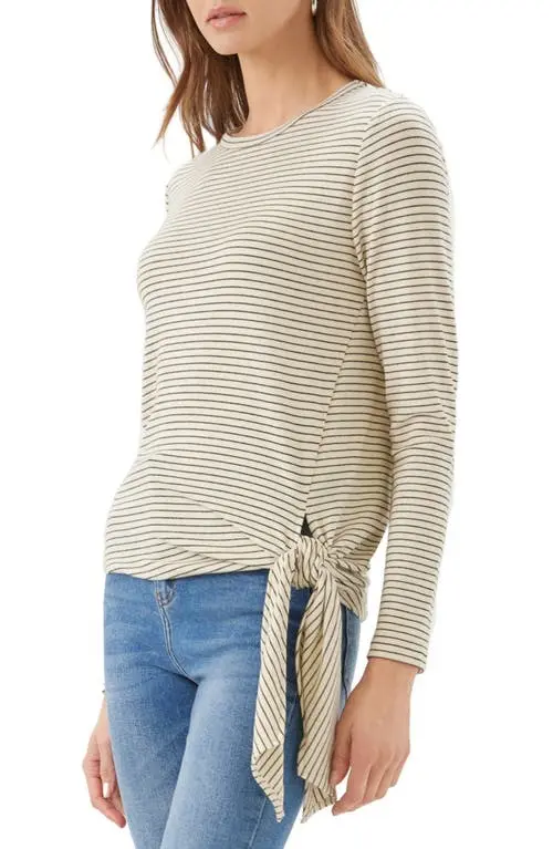 Karen Kane Stripe Side Tie Top