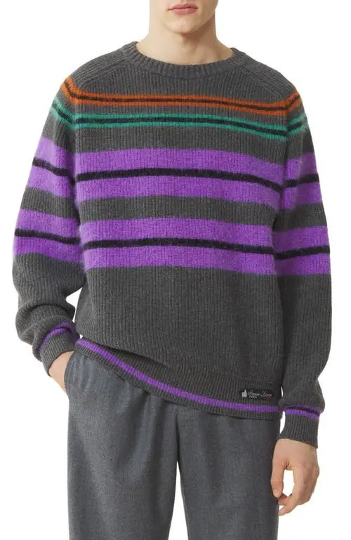 LANVIN Striped Sweater In Wool And Cashmere