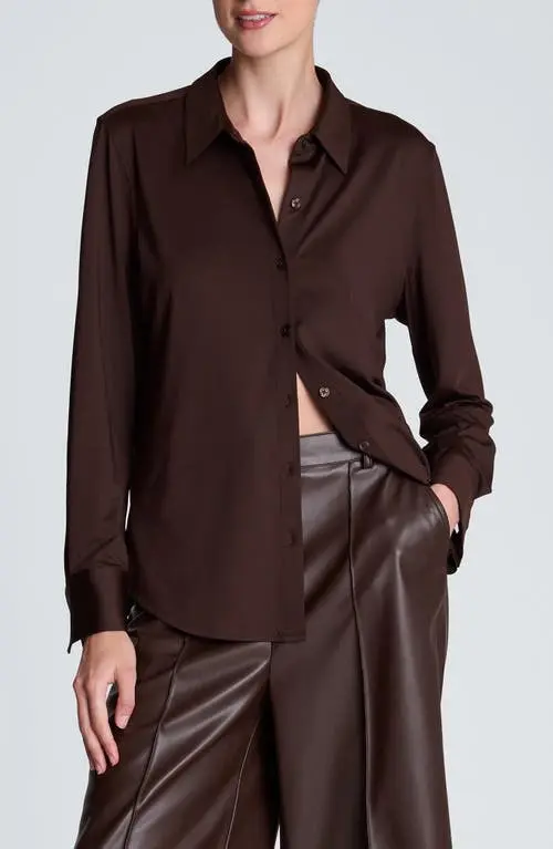 KENNETH COLE Long Sleeve Button Front Shirt