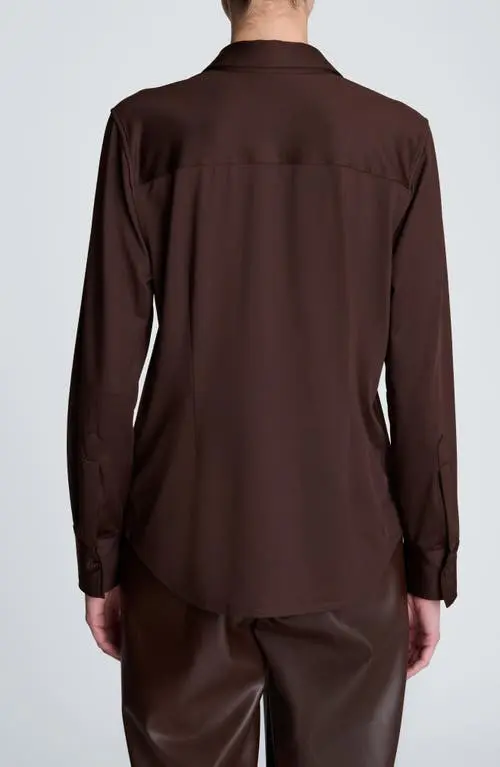 KENNETH COLE Long Sleeve Button Front Shirt