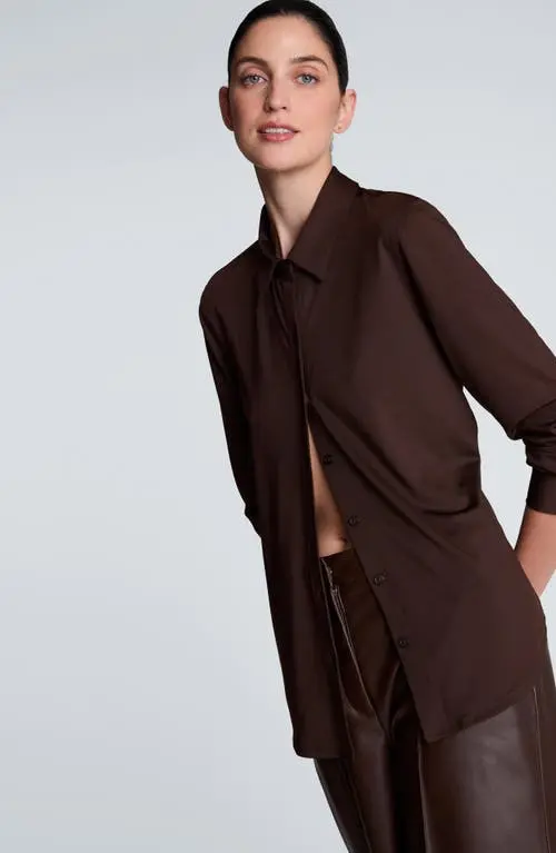 KENNETH COLE Long Sleeve Button Front Shirt