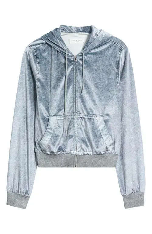 Rag & Bone Miramar Velvet Hoodie - Wingate