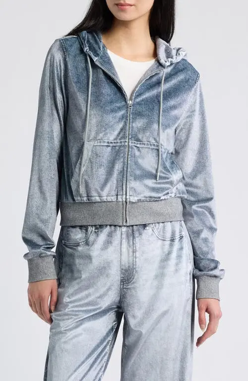 Rag & Bone Miramar Velvet Hoodie - Wingate