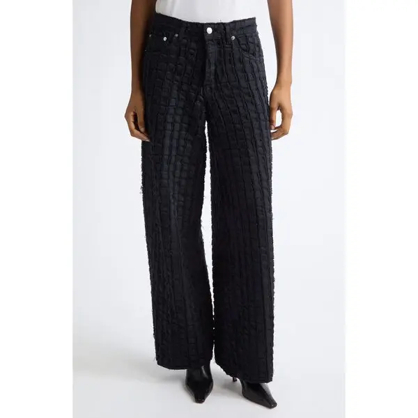 HAIKURE Bethany Wide Leg Jeans - Black