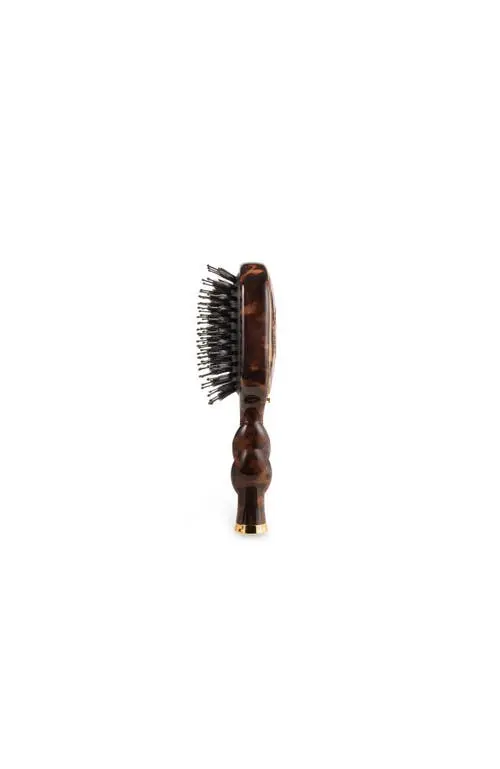 TELETIES Mini Boar Hair Brush - Tortoise