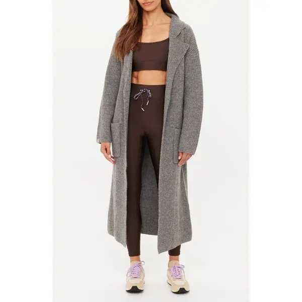 The Upside Oli Knit Wool Cardigan Coat