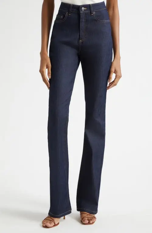 Cinq À Sept Stevie High Waist Straight Leg Jeans - Indigo