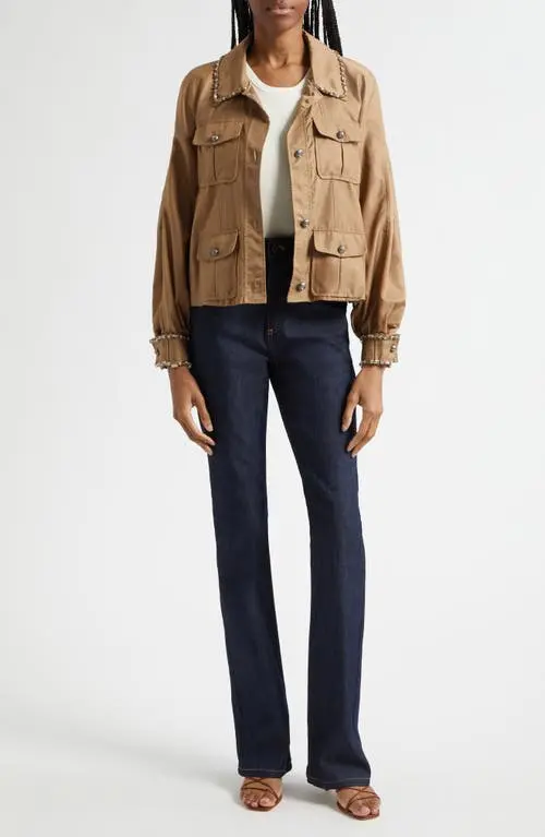 Cinq À Sept Stevie High Waist Straight Leg Jeans