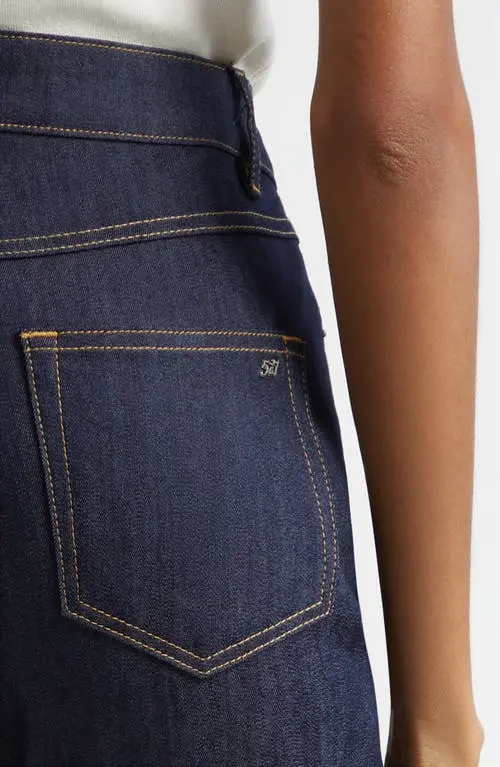 Cinq À Sept Stevie High Waist Straight Leg Jeans