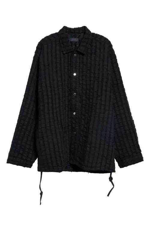 HAIKURE Sophie Bull Stripe Shirt - Black