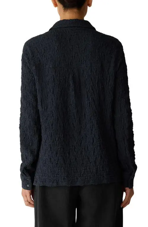 Eileen Fisher Crinkle Shirt