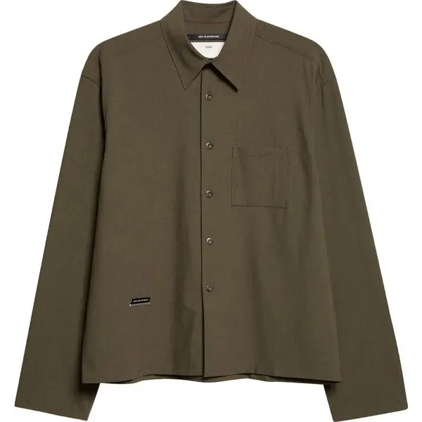SONG FOR THE MUTE Cropped School Shirt
