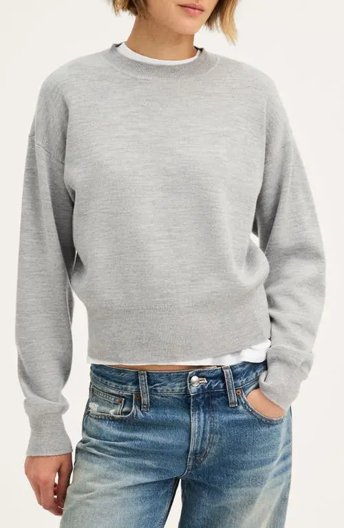 Madewell Relaxed Crewneck Wool Blend Sweater