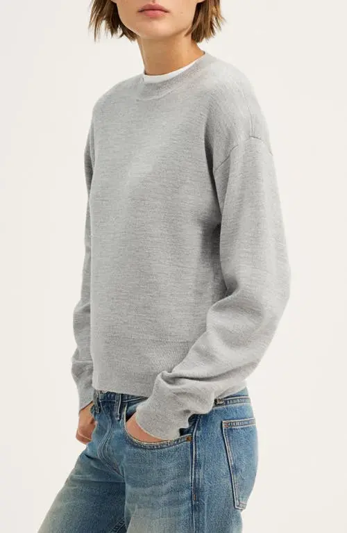 Madewell Relaxed Crewneck Wool Blend Sweater