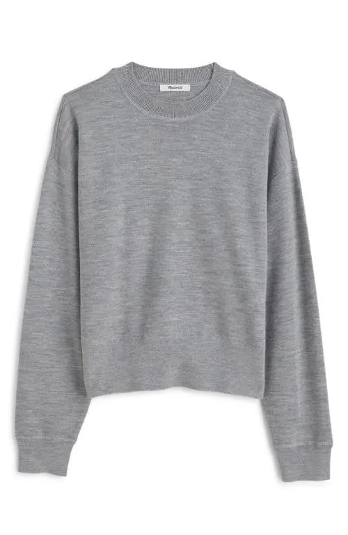Madewell Relaxed Crewneck Wool Blend Sweater