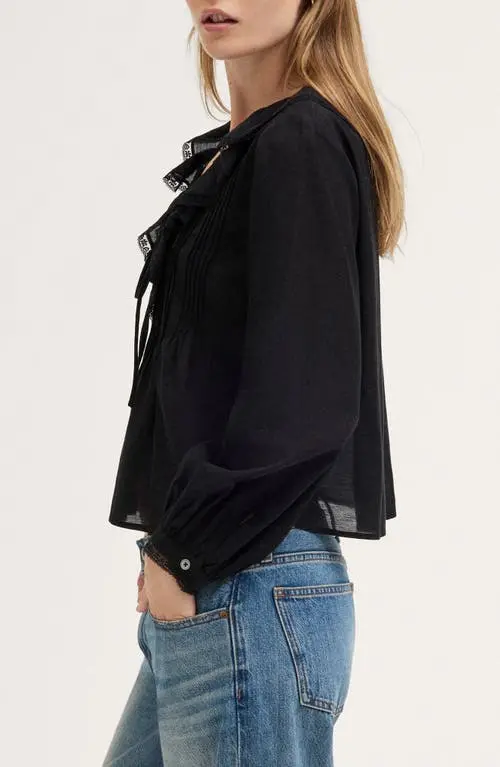 Madewell The Georgina Long Sleeve Voile Top