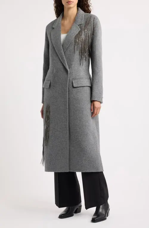 Kobi Halperin Sydni Wool & Silk Blend Wrap Coat