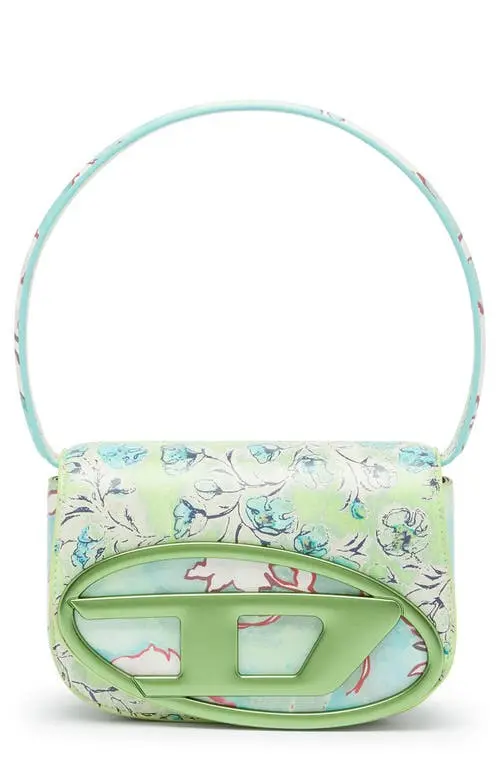 DIESEL® 1dr Faux Leather Shoulder Bag - Lime/green