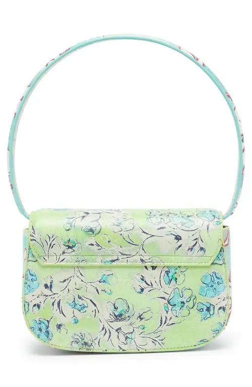 DIESEL® 1dr Faux Leather Shoulder Bag - Lime/green