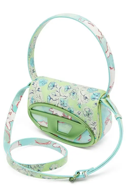 DIESEL® 1dr Faux Leather Shoulder Bag - Lime/green