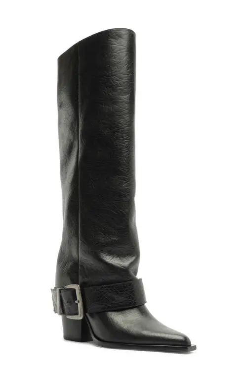 Schutz Parker Knee High Boot - Black
