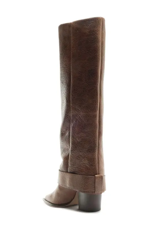 Schutz Parker Knee High Boot - Desert Brown