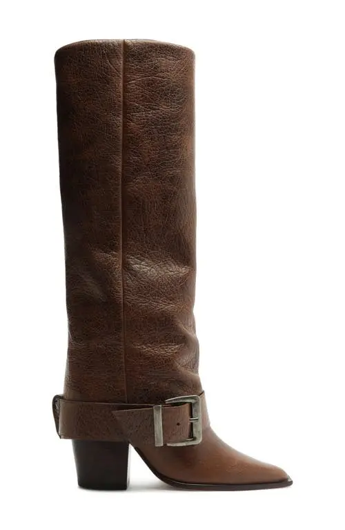 Schutz Parker Knee High Boot - Desert Brown