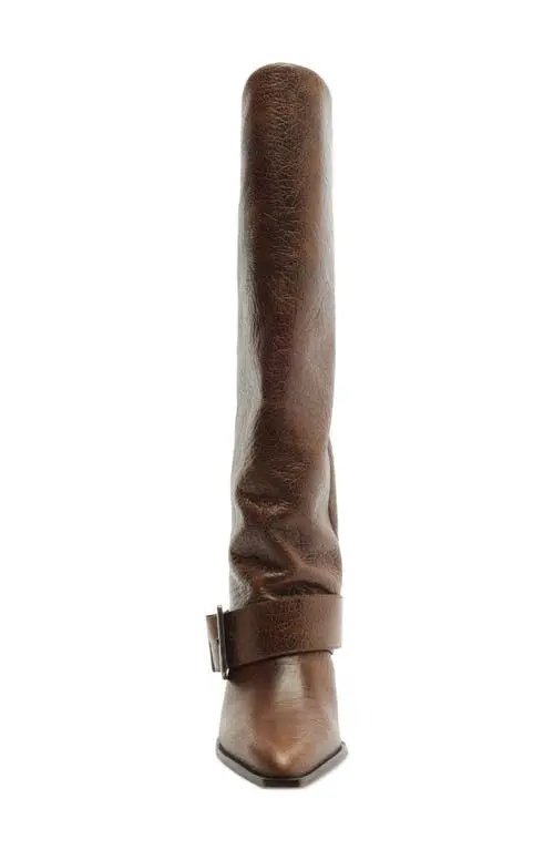 Schutz Parker Knee High Boot - Desert Brown