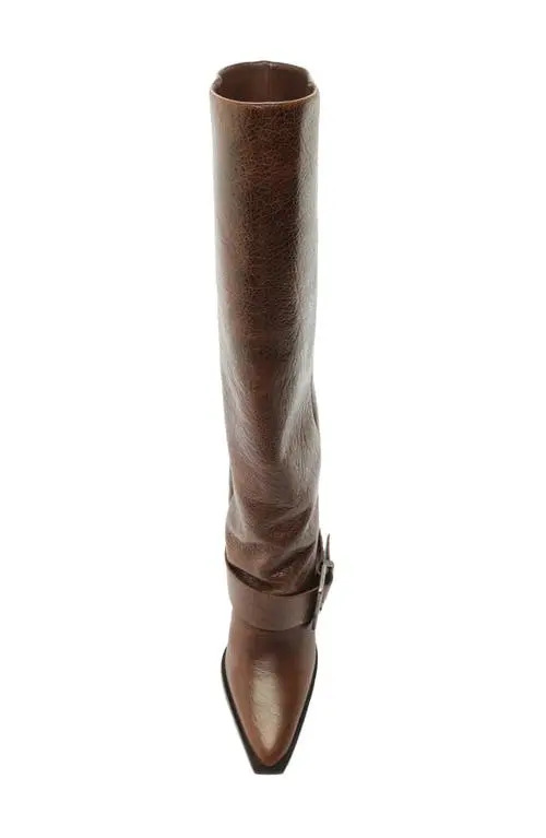Schutz Parker Knee High Boot - Desert Brown