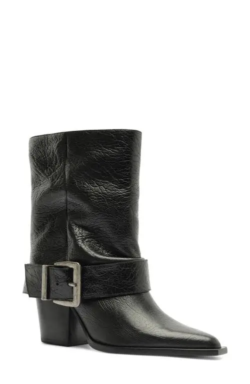 Schutz Parker Leather Boot - Black