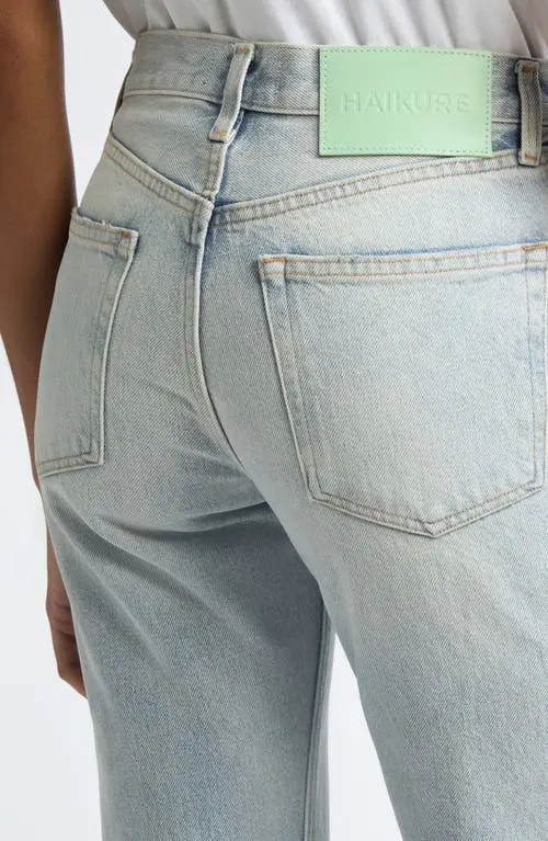 HAIKURE Star Ripped High Waist Wide Leg Jeans