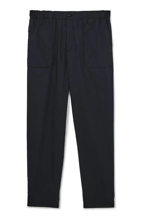 REISS Snap Utility Pants - Navy
