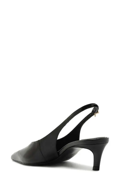 Schutz Alicia Leather Slingback Pump