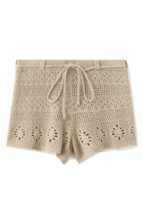 Mango Crochet Shorts