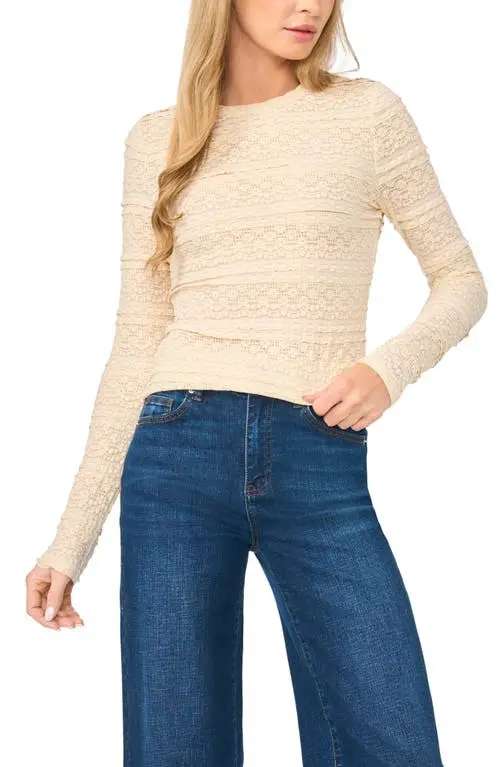 Ted Baker London Michele Tiered Long Sleeve Top - Sand Drift