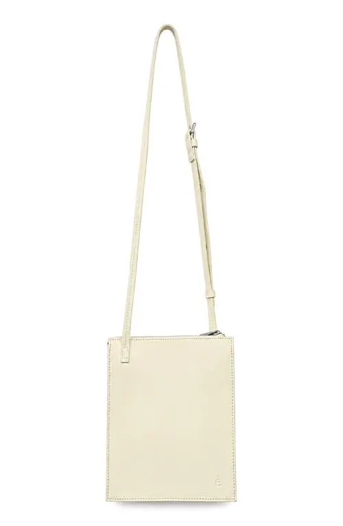Écotorie Polly Leather Crossbody Bag - Warm White